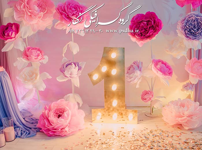 دانلود بک گراند دکور آتلیه کودک تولد و مناسبت های مختلف پس زمینه عکس