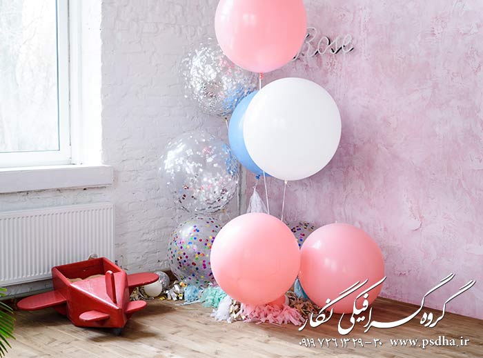 دانلود بکگراند دکور آتلیه کودک تولد